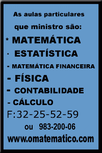 Aulas particulares de matemática-estatística-financeira-contabilidade ...
